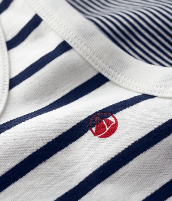 Petit Bateau Striped Cotton Undershirts | Kid Clothes | Hey Kiddo Toronto